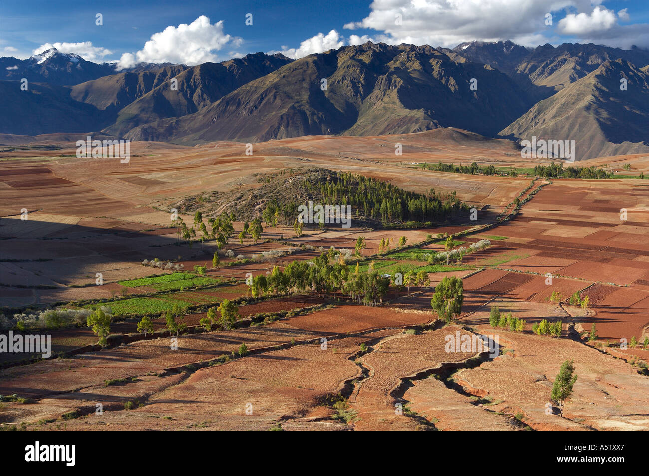 Farmland above sacred valley hi-res stock photography and images - Alamy