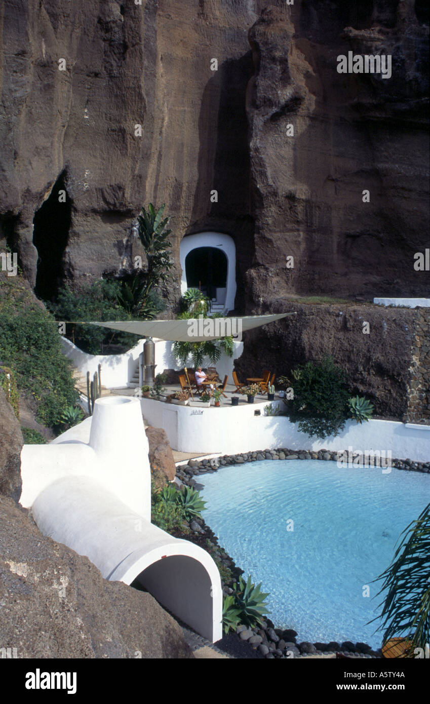 Lag Omar an old fortress from arabs design from Cesar Manrique Stock ...