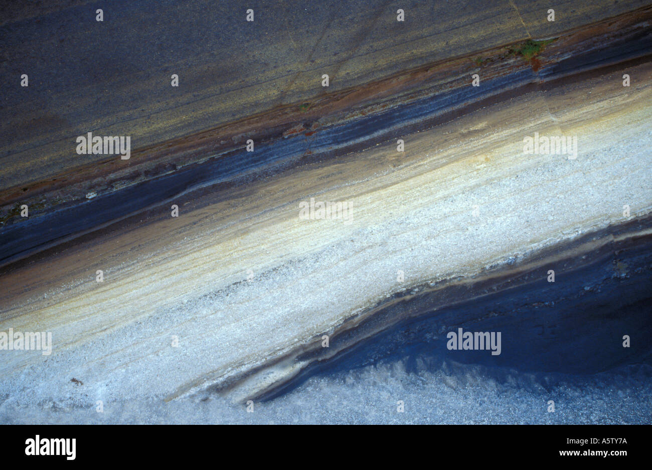 layers of lava Teneriffa Stock Photo - Alamy