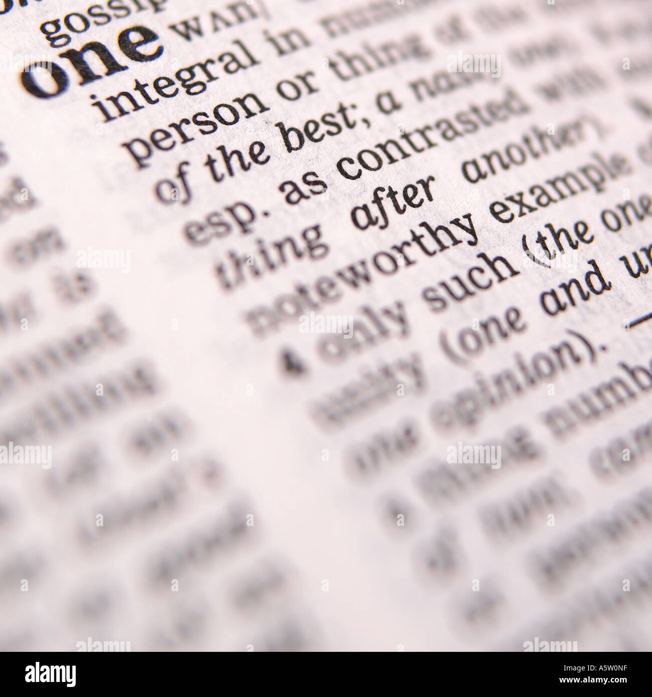 Oxford english dictionary hi-res stock photography and images - Alamy