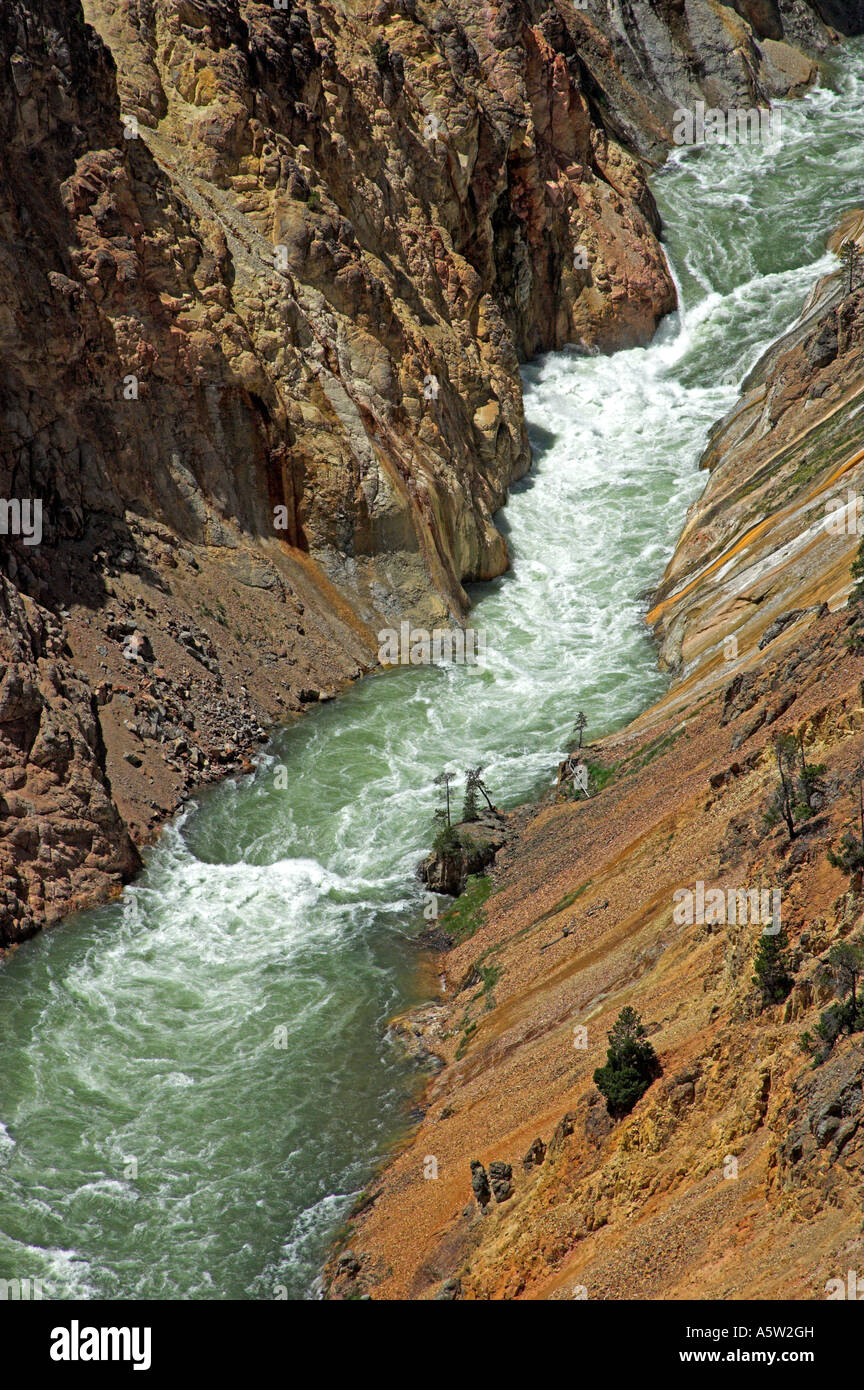 Inspiration Point Grand Canyon, Yellowstone Stock Photo - Alamy