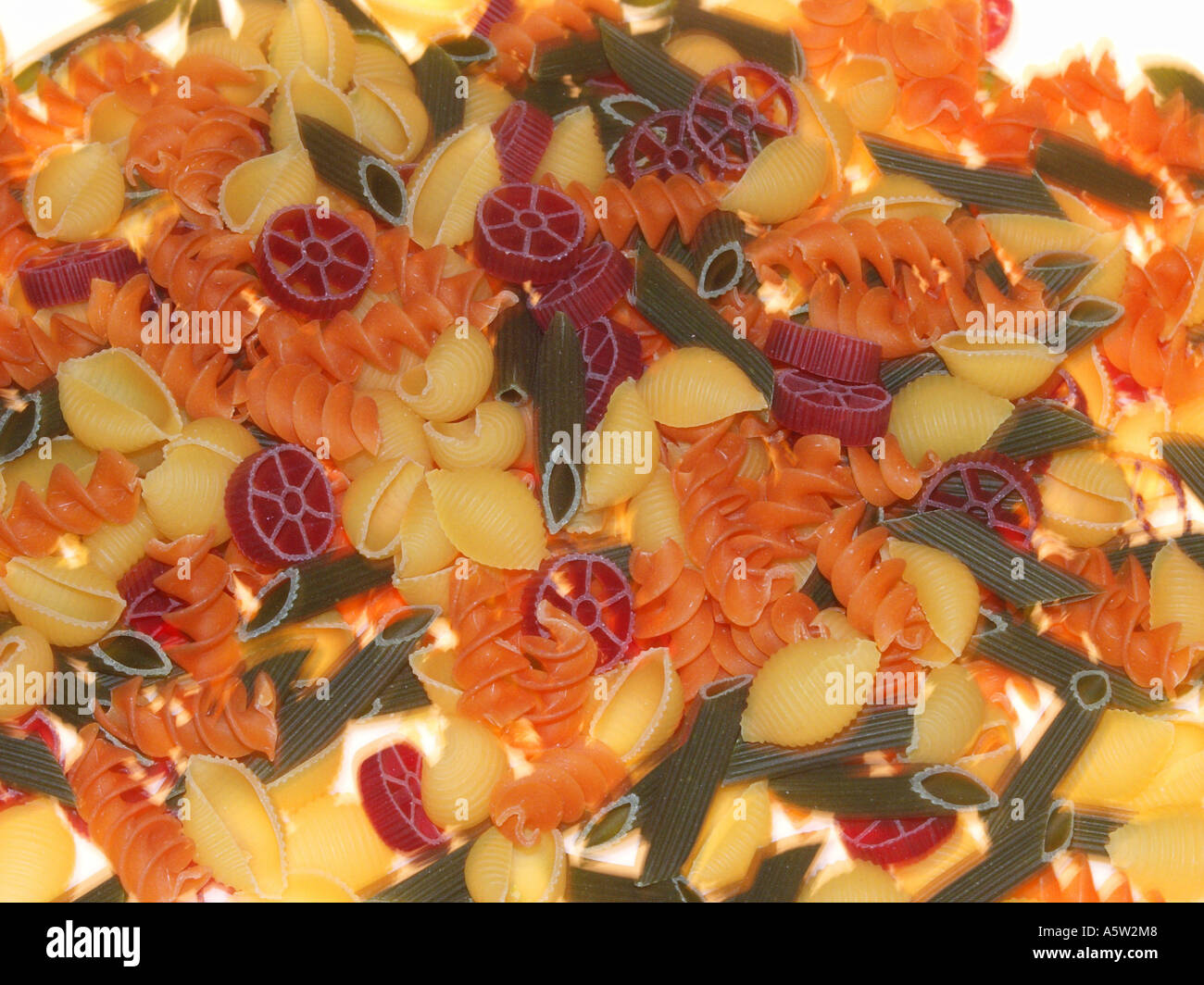 Varieties of pasta Stock Photo - Alamy