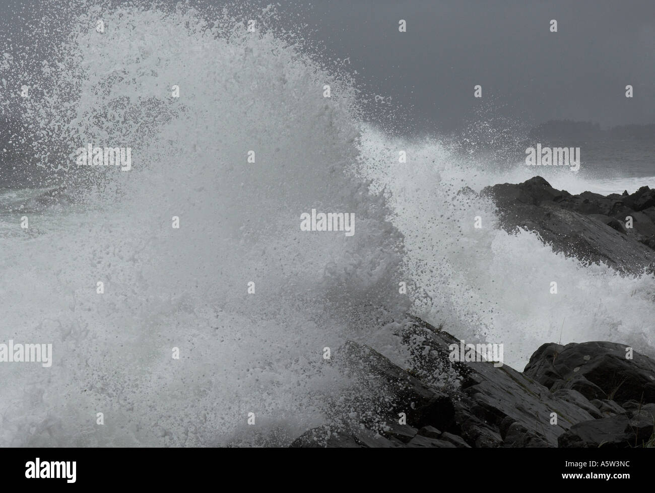 Storm at John Brown s Beach Stock Photo - Alamy