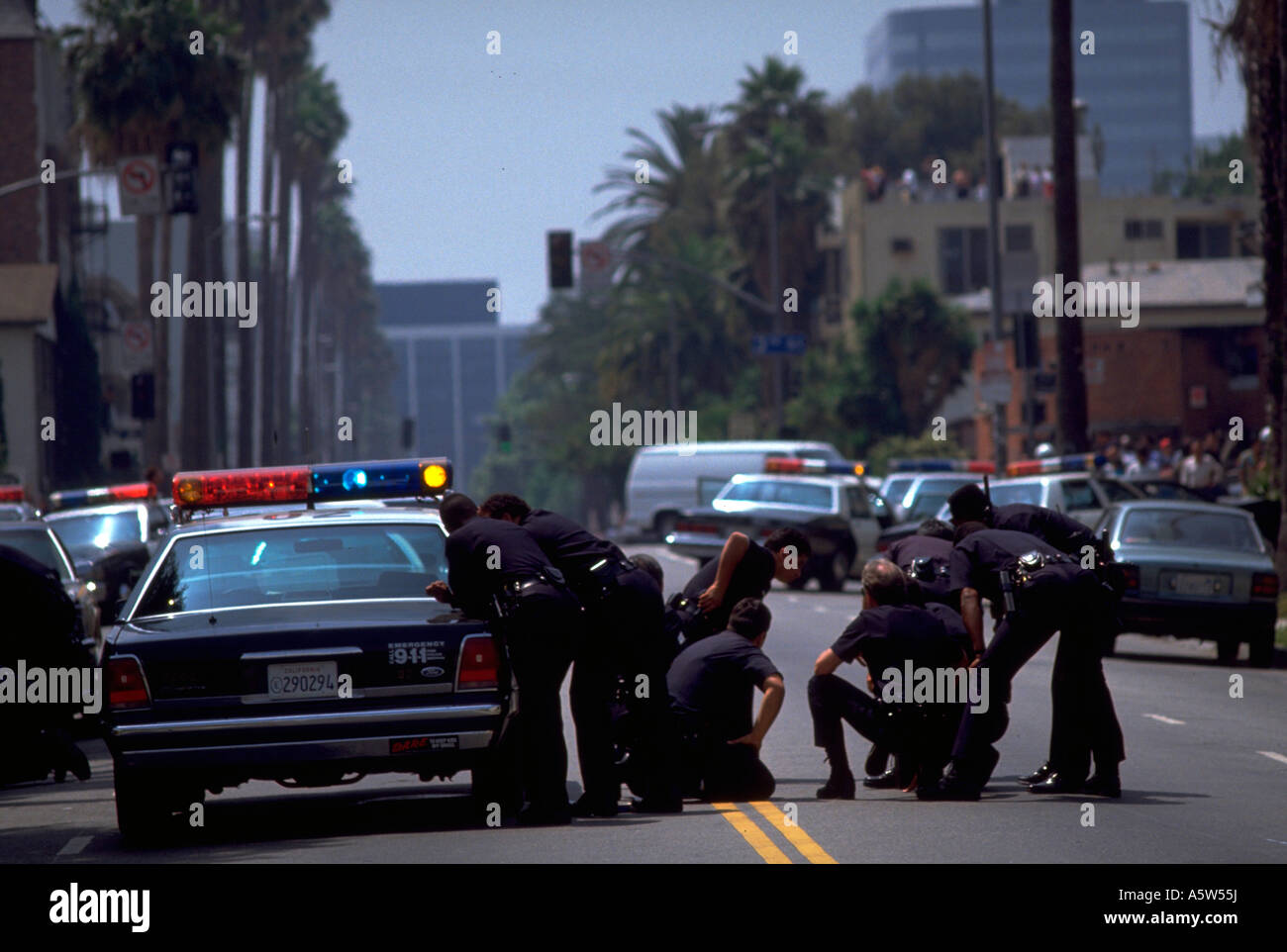 Riot 1992 los angeles hi-res stock photography and images - Alamy