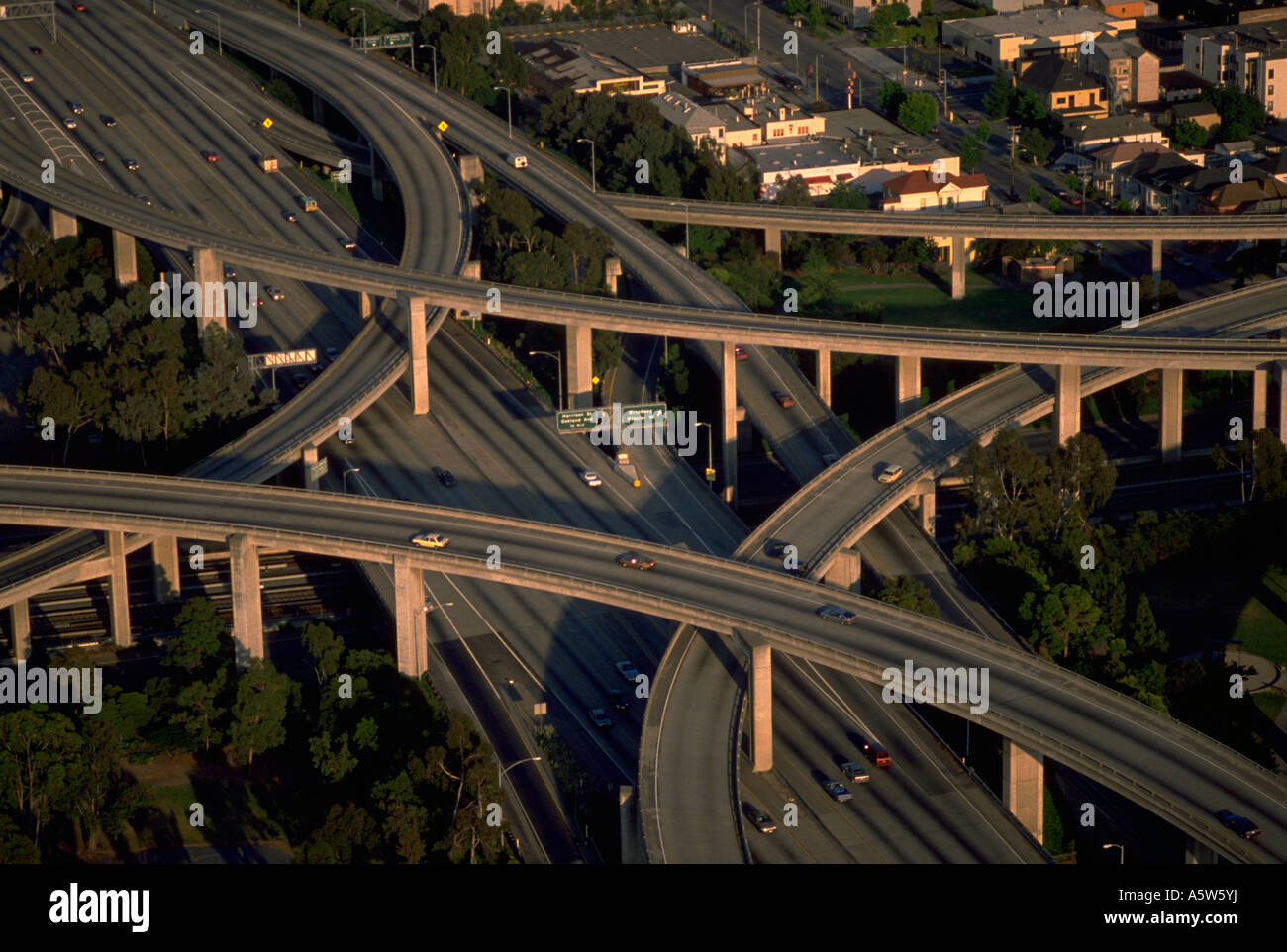 Oakland maze aerial hi-res stock photography and images - Alamy