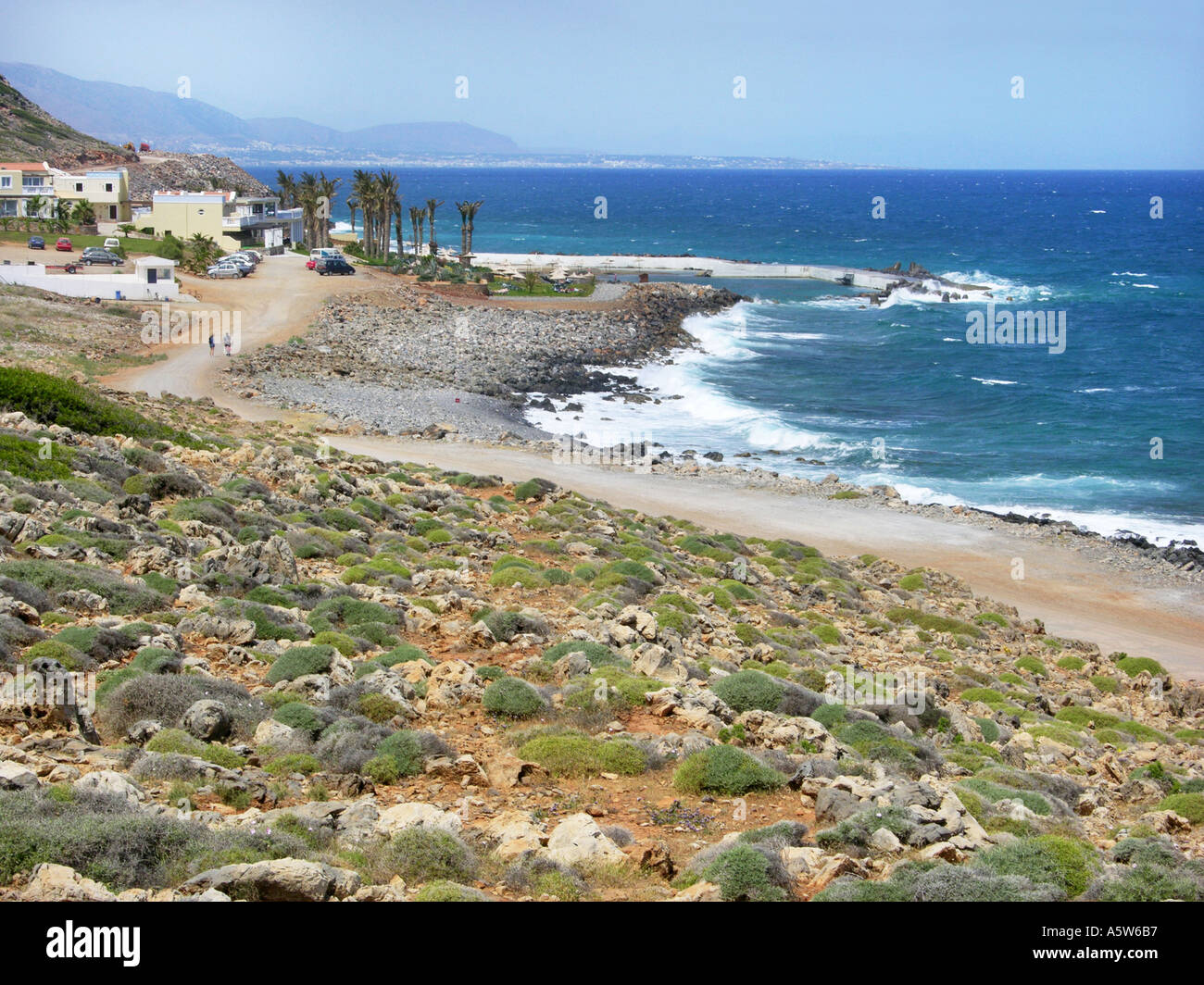 PARALIA MILATOU Milatus Beach MILATOS CRETE Greece KRETA Griechenland ...
