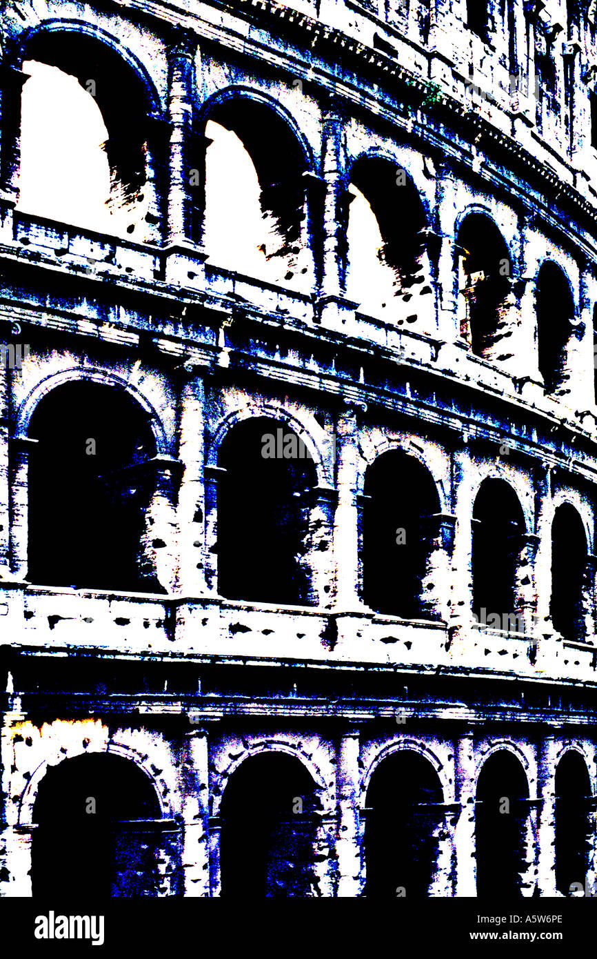Art picture of Colosseum Stock Photo - Alamy