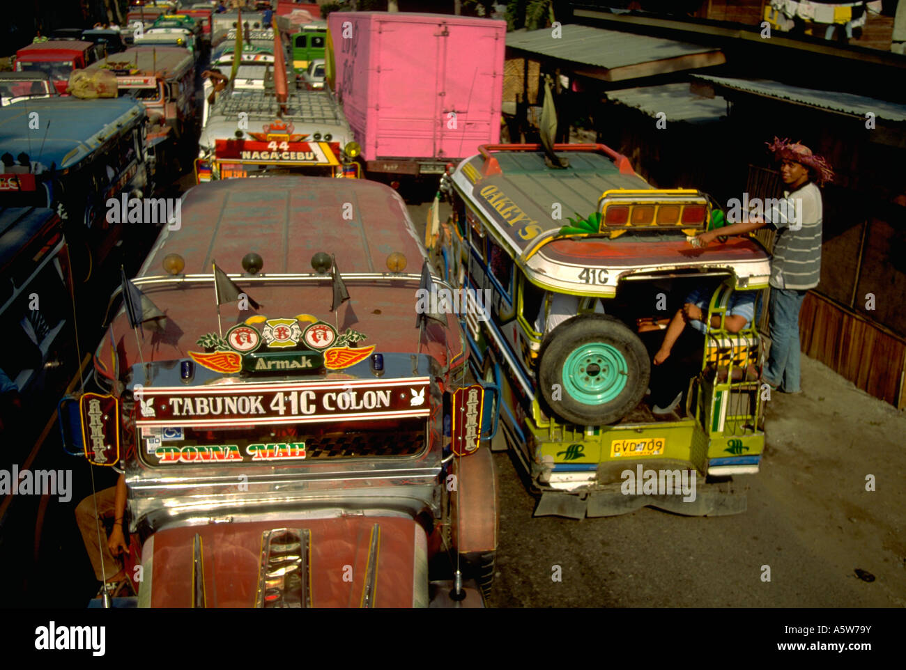 Philippines jeepney cebu hi-res stock photography and images - Alamy