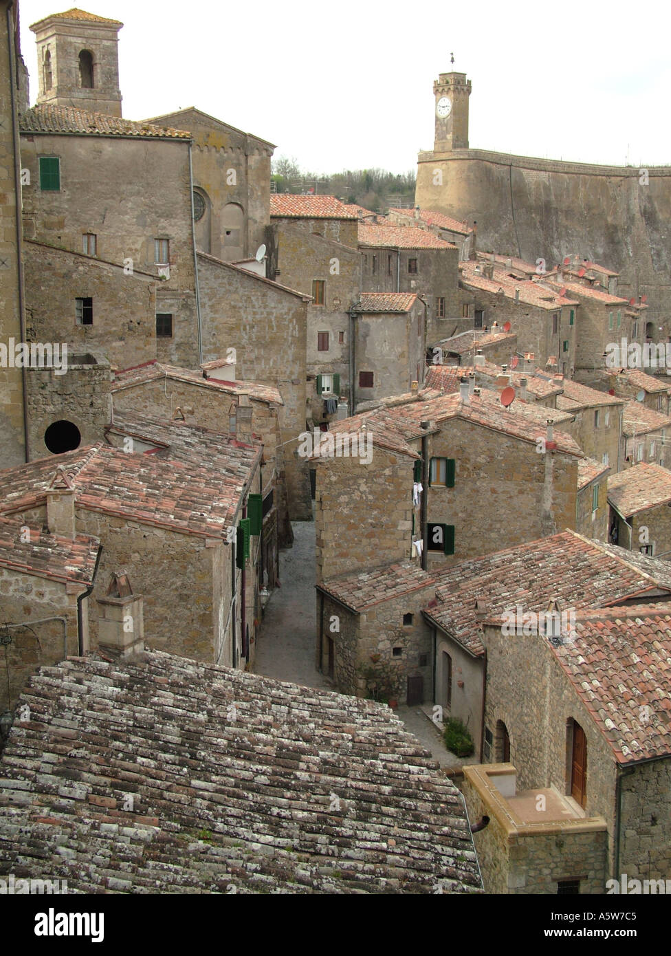 AJD35083, Tuscany, Italy, Sorano, Toscana, Europe Stock Photo - Alamy