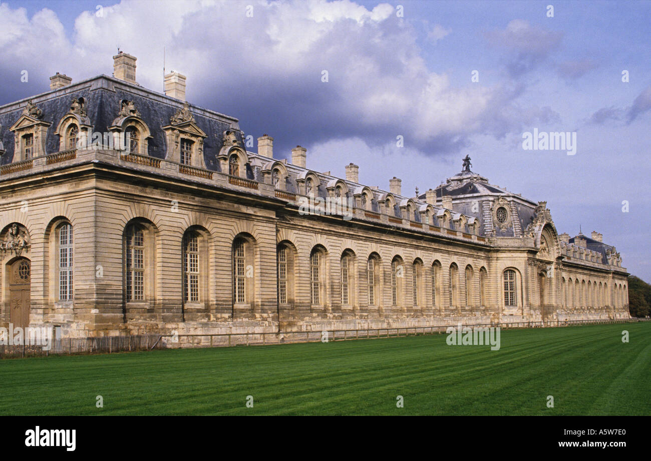 France Chantilly Great Stables Grandes Ecuries Stock Photo - Alamy