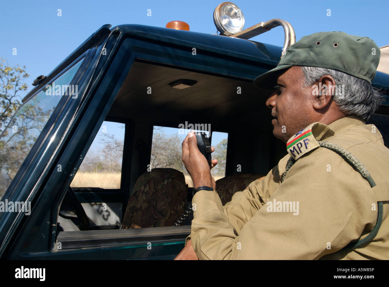 Anti poaching staff patrol the national parks day and night Stock Photo ...