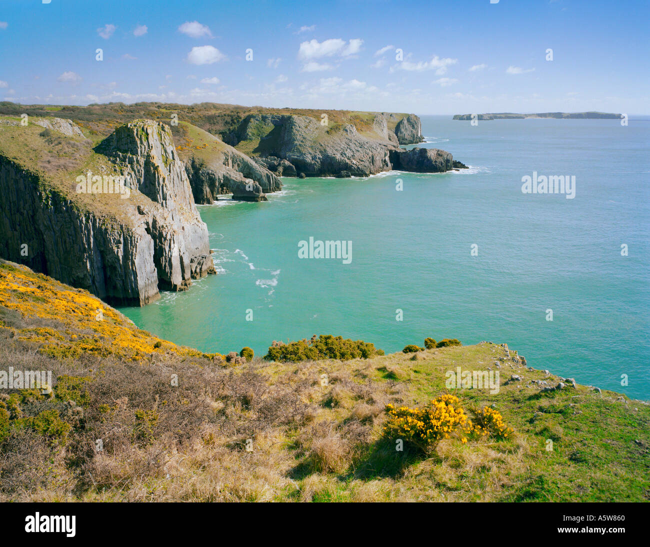 Lydstep cliffs hi-res stock photography and images - Alamy