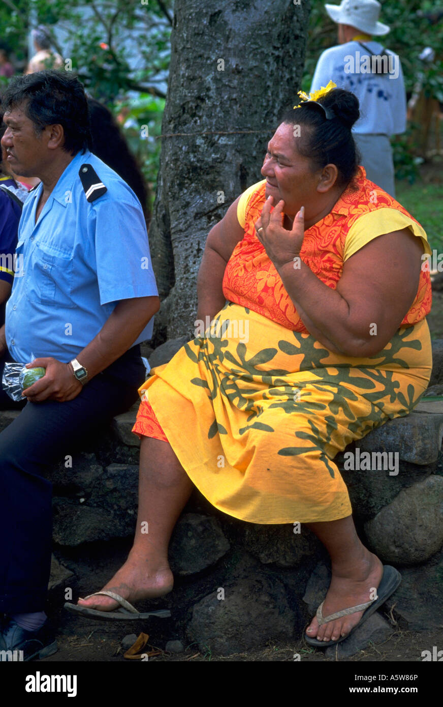 Marquesas woman hi-res stock photography and images - Alamy
