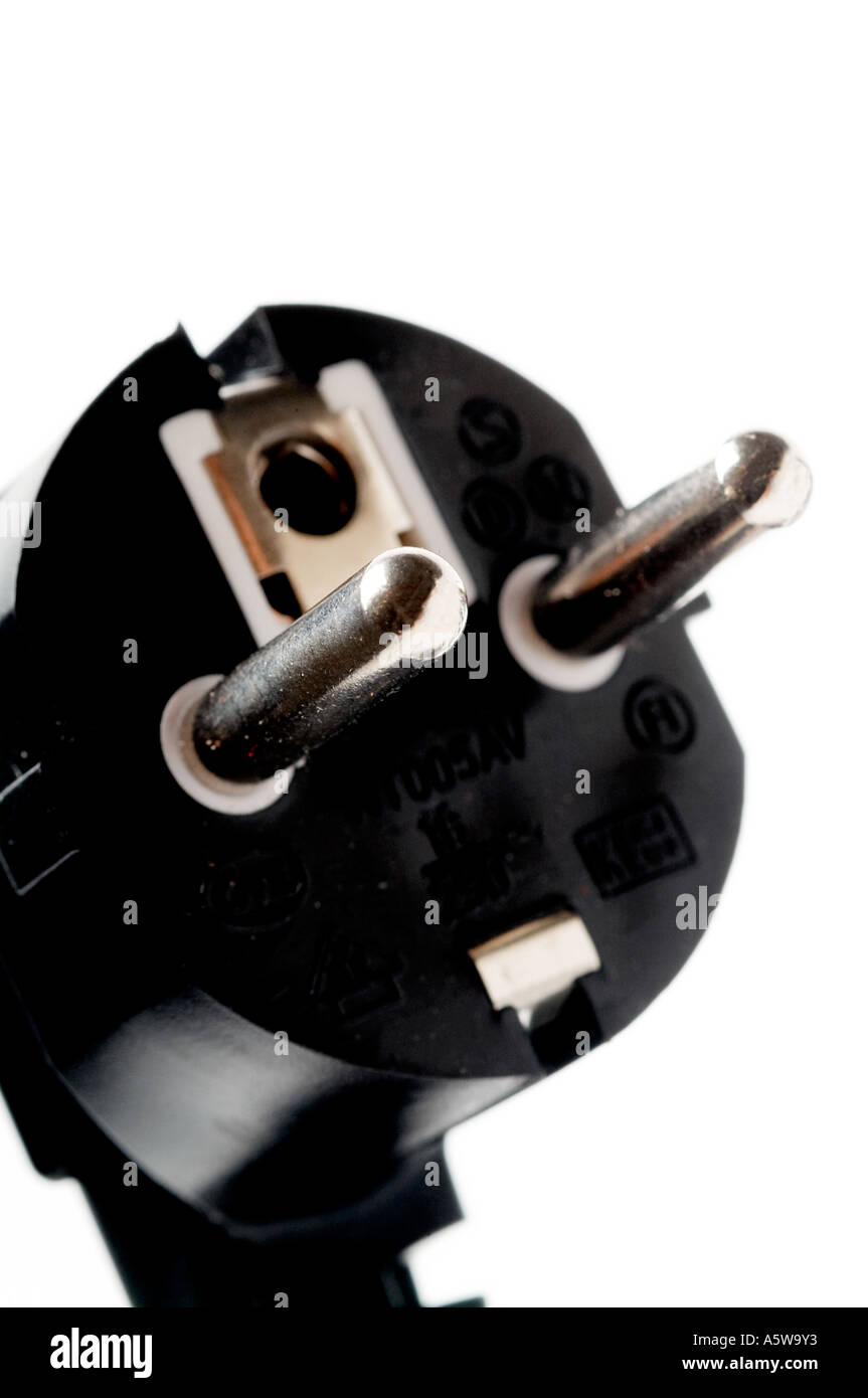 Electrical, plug, three, pin, two, pins, socket, connect, to, the ...