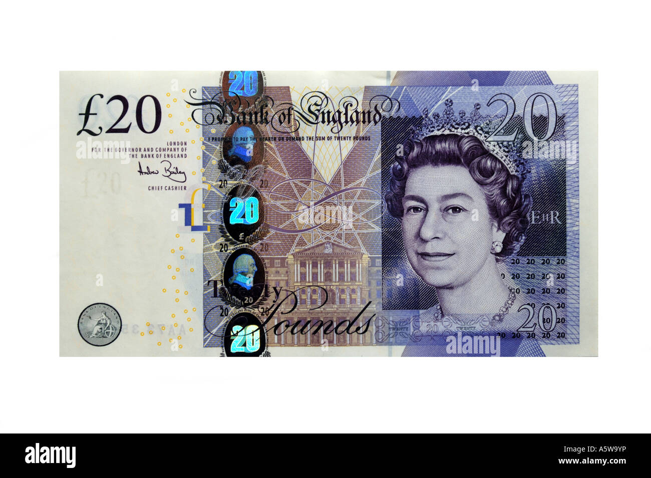 New 20 pound note hi-res stock photography and images - Alamy