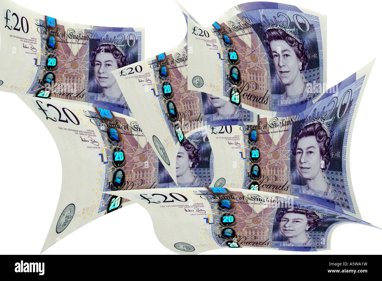20 pound note hi-res stock photography and images - Alamy