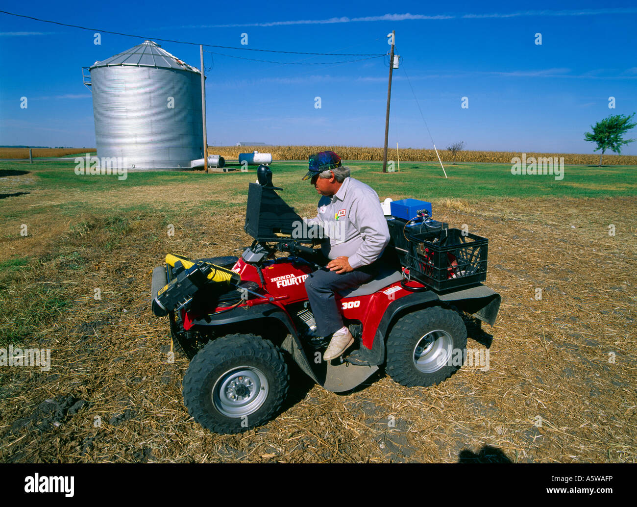 GLOBAL POSITIONING SATELLITE (GPS) FIELD MAPPING AND SOIL TESTING Stock ...