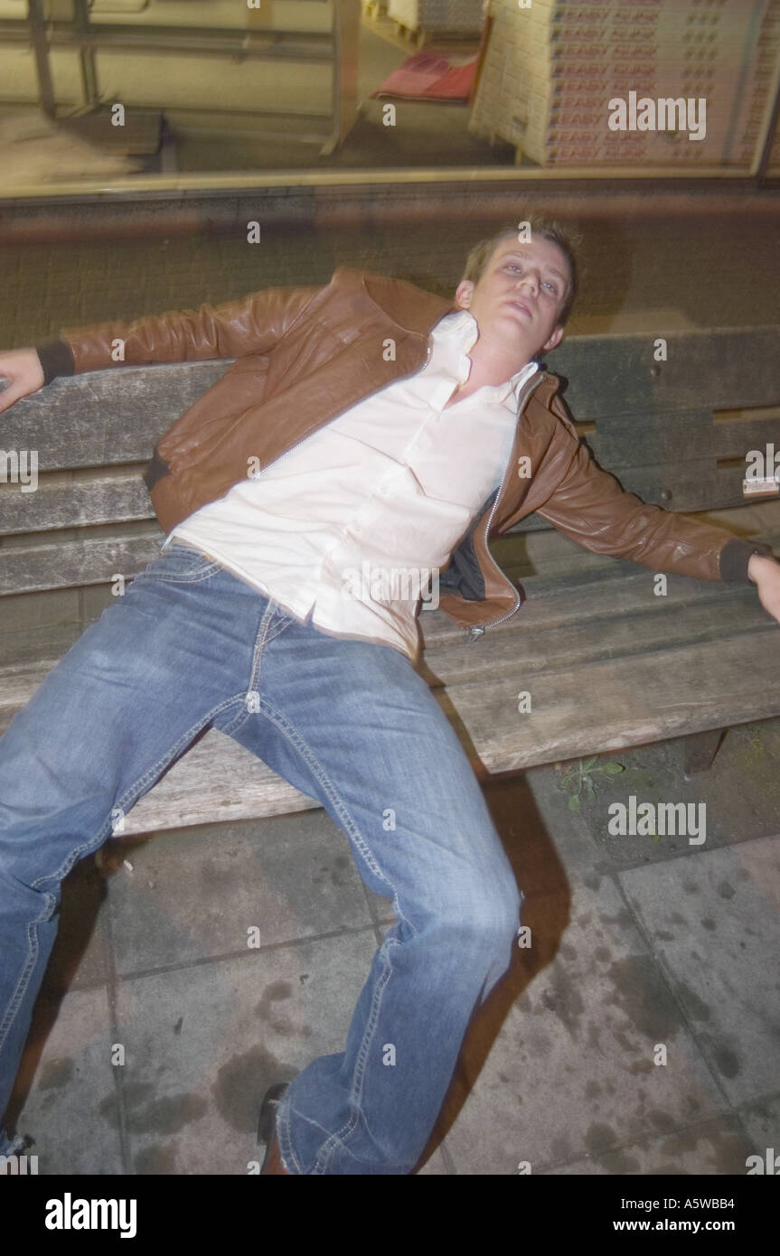 Drunk Passed Out Uk High Resolution Stock Photography and Images - Alamy