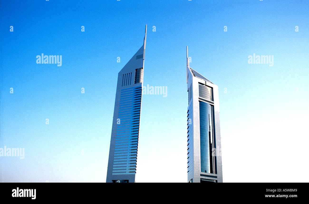 Dubai Emirates Towers Stock Photo - Alamy