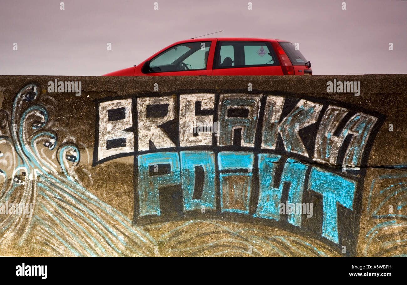 Graffiti Wall Car Letters Stock Photo - Alamy