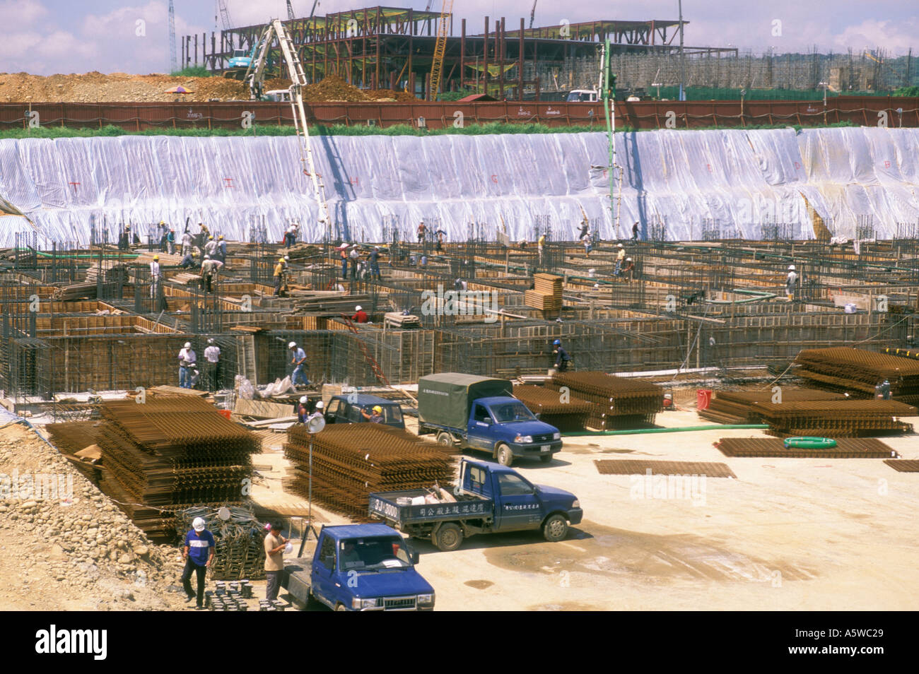 Building Construction Site Stock Photo - Alamy