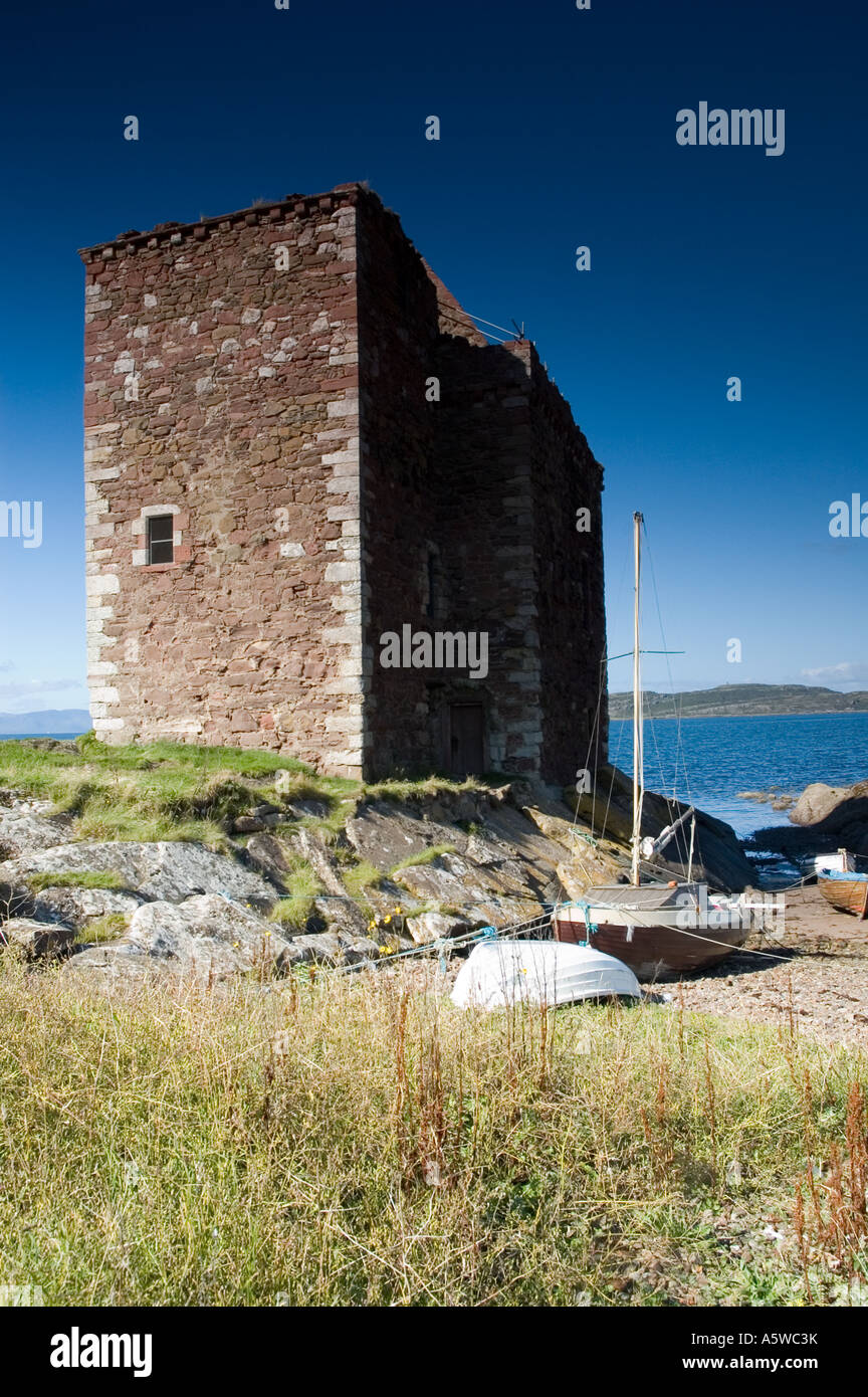 Portencross Castle Near Largs Stock Photo - Alamy
