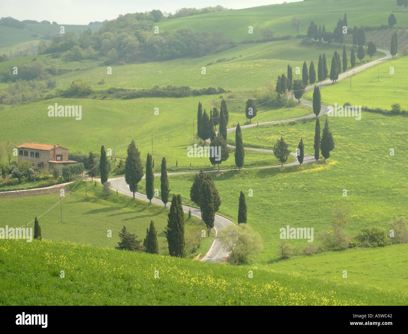 Monticchiello toskana hi-res stock photography and images - Alamy