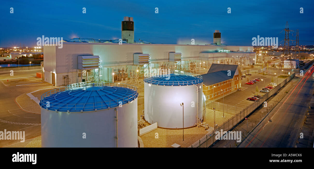 The 1,000 Megawatt Barking Reach Power Station in Dagenham, one of the ...