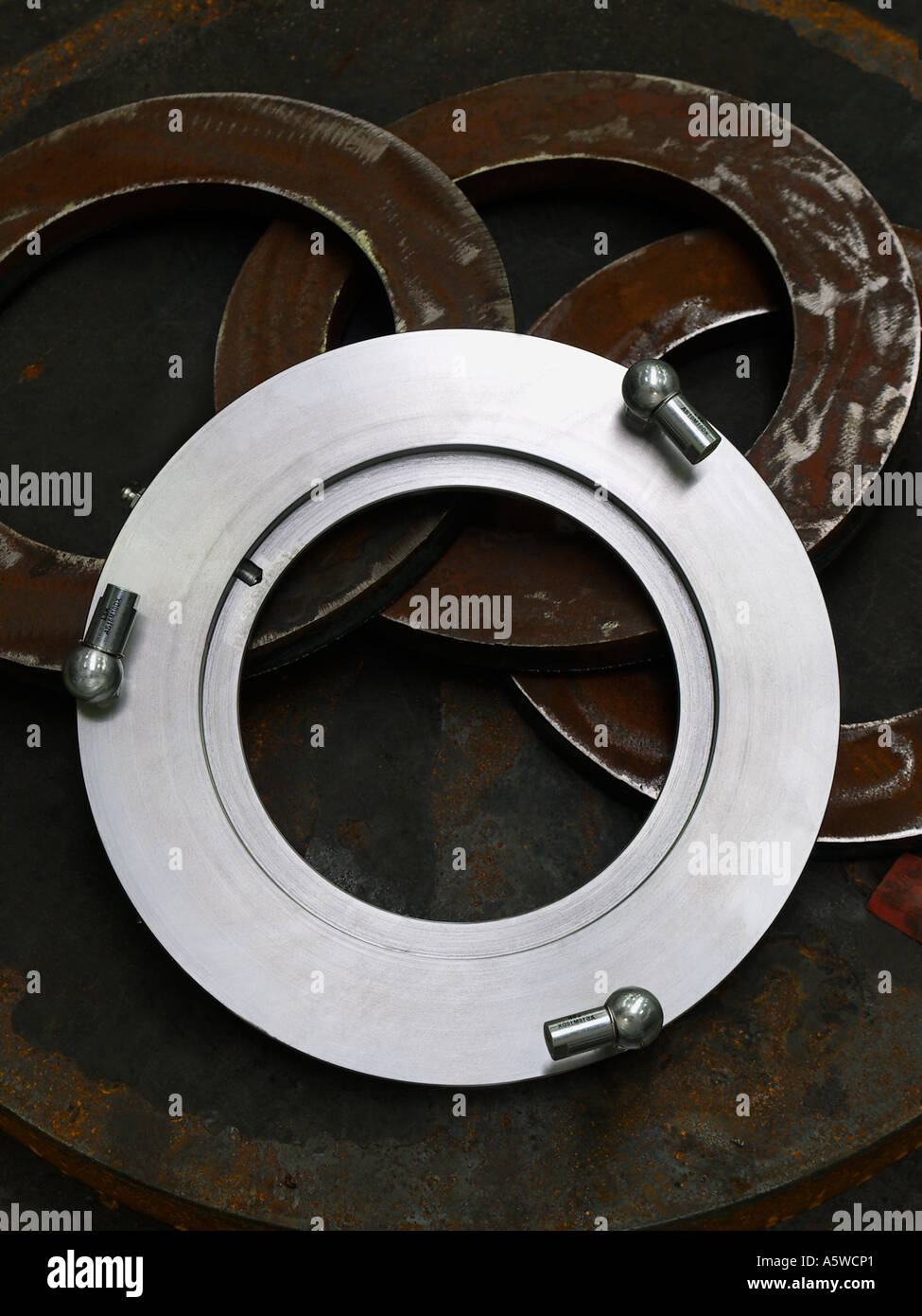 Metal iron rings hi-res stock photography and images - Alamy