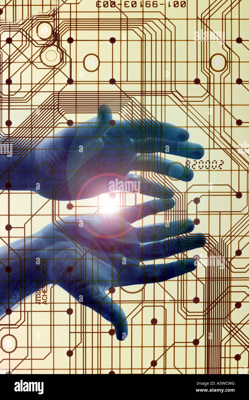 Hands creation robot hi-res stock photography and images - Alamy