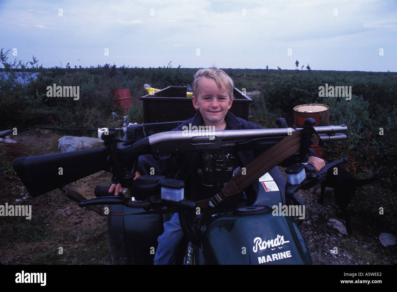 5 years old kid Tundra Ecosystem Taiga Hudson Bay Churchill Manitoba ...
