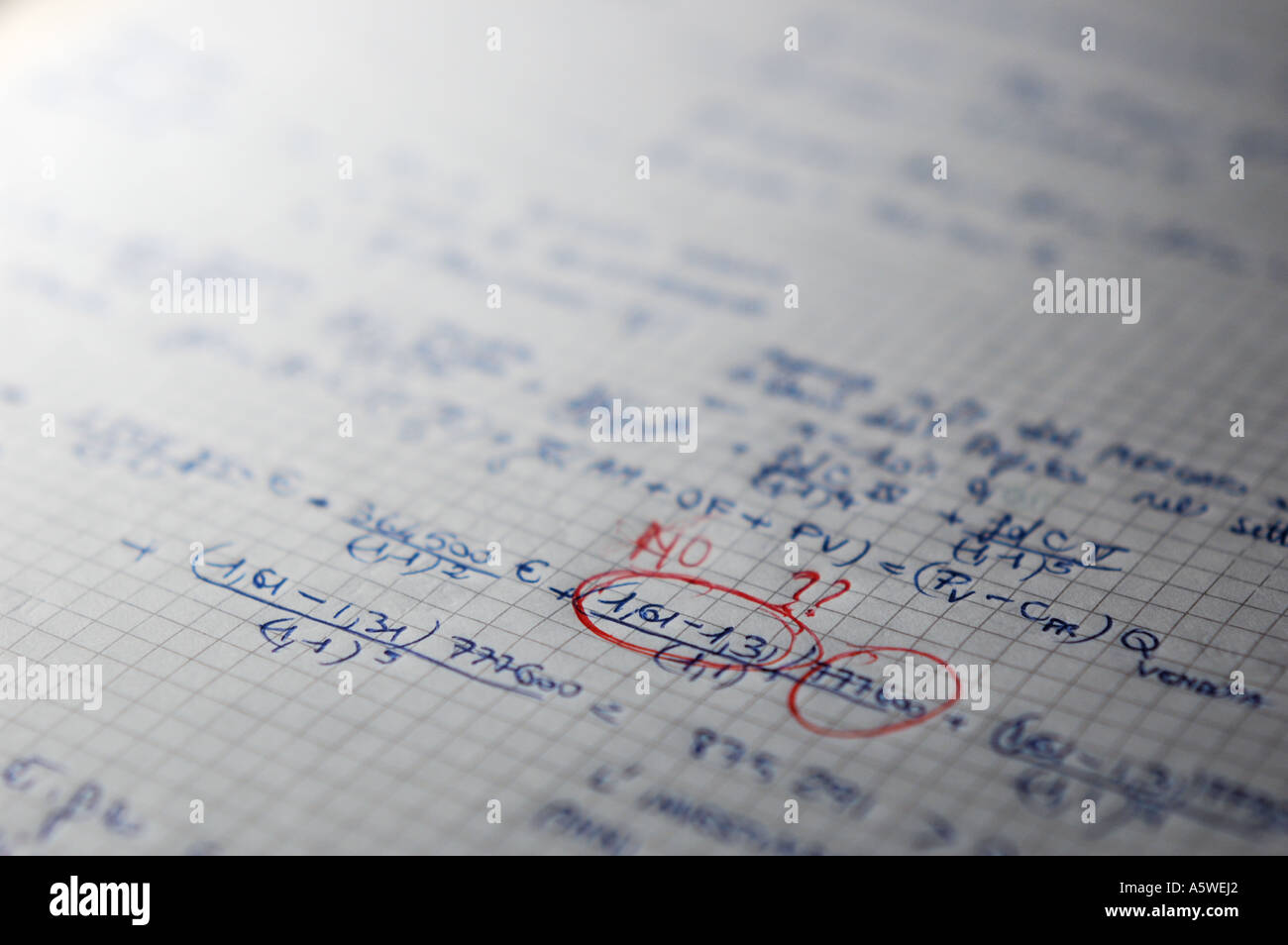 Exam fail red pen hi-res stock photography and images - Alamy