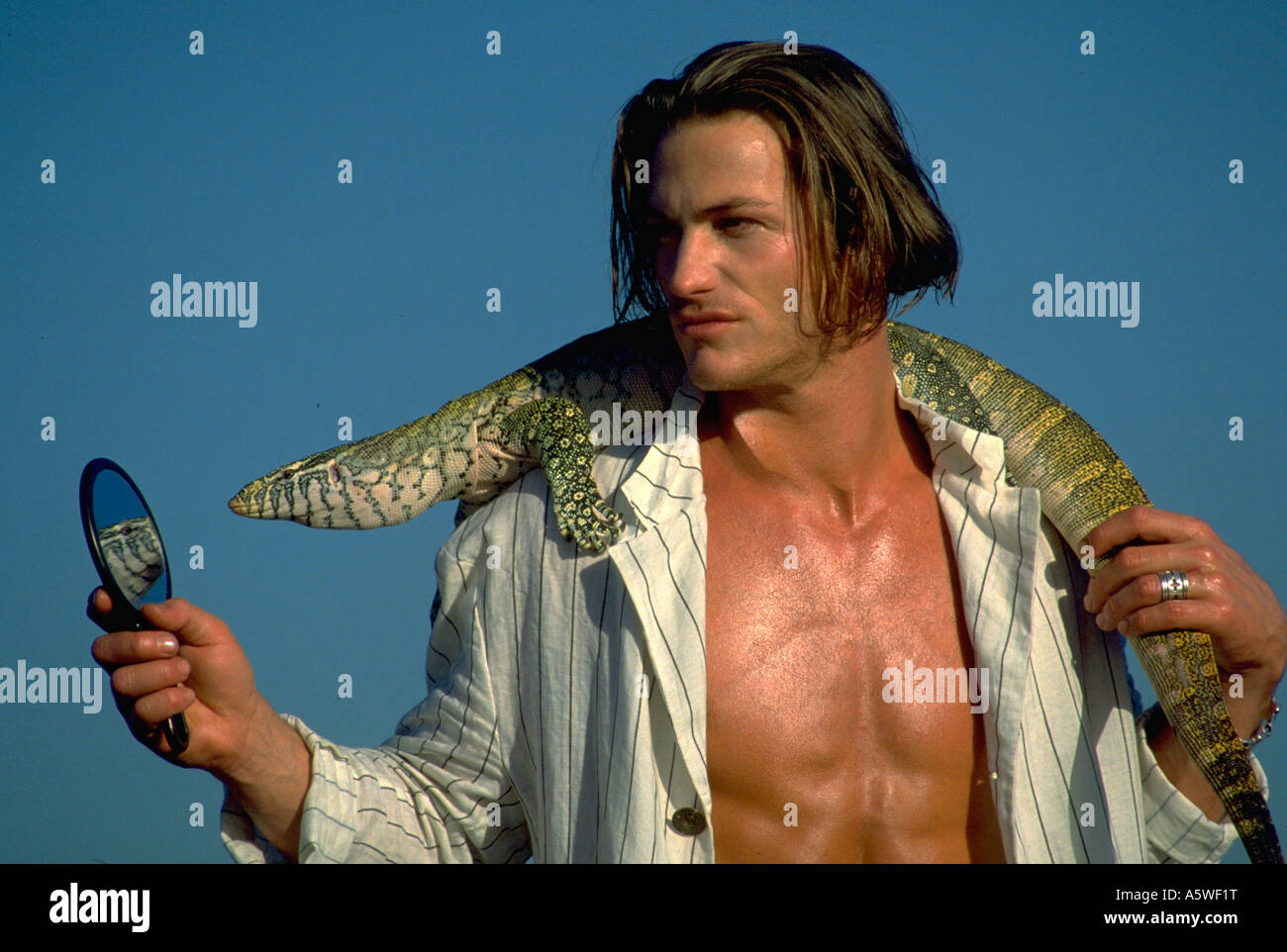 Man lizard hi-res stock photography and images - Alamy