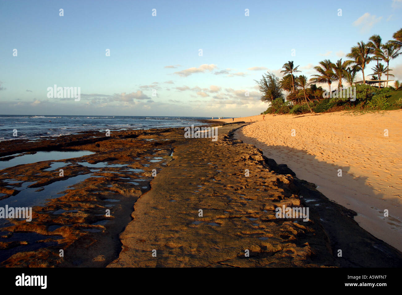 Sunset Beach North Shore Oahu Hawaii USA Stock Photo - Alamy