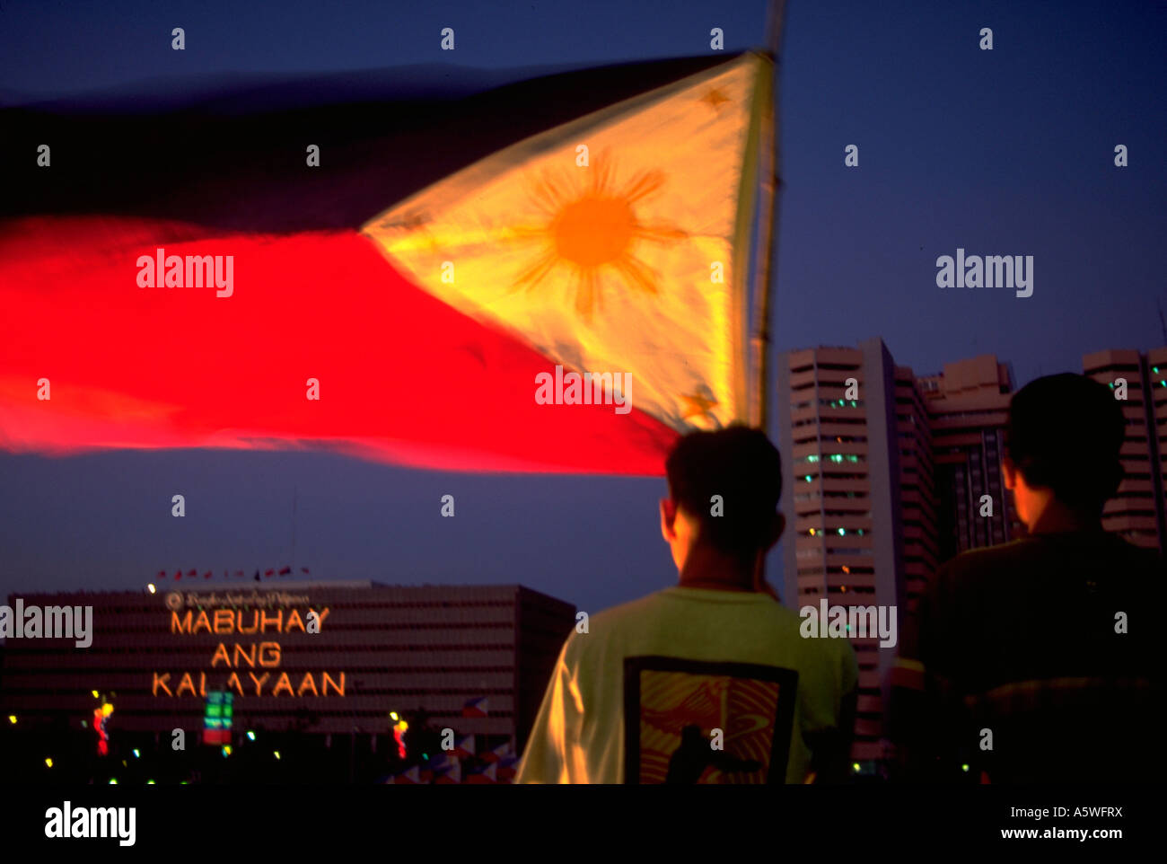 Manila Flag High Resolution Stock Photography and Images - Alamy