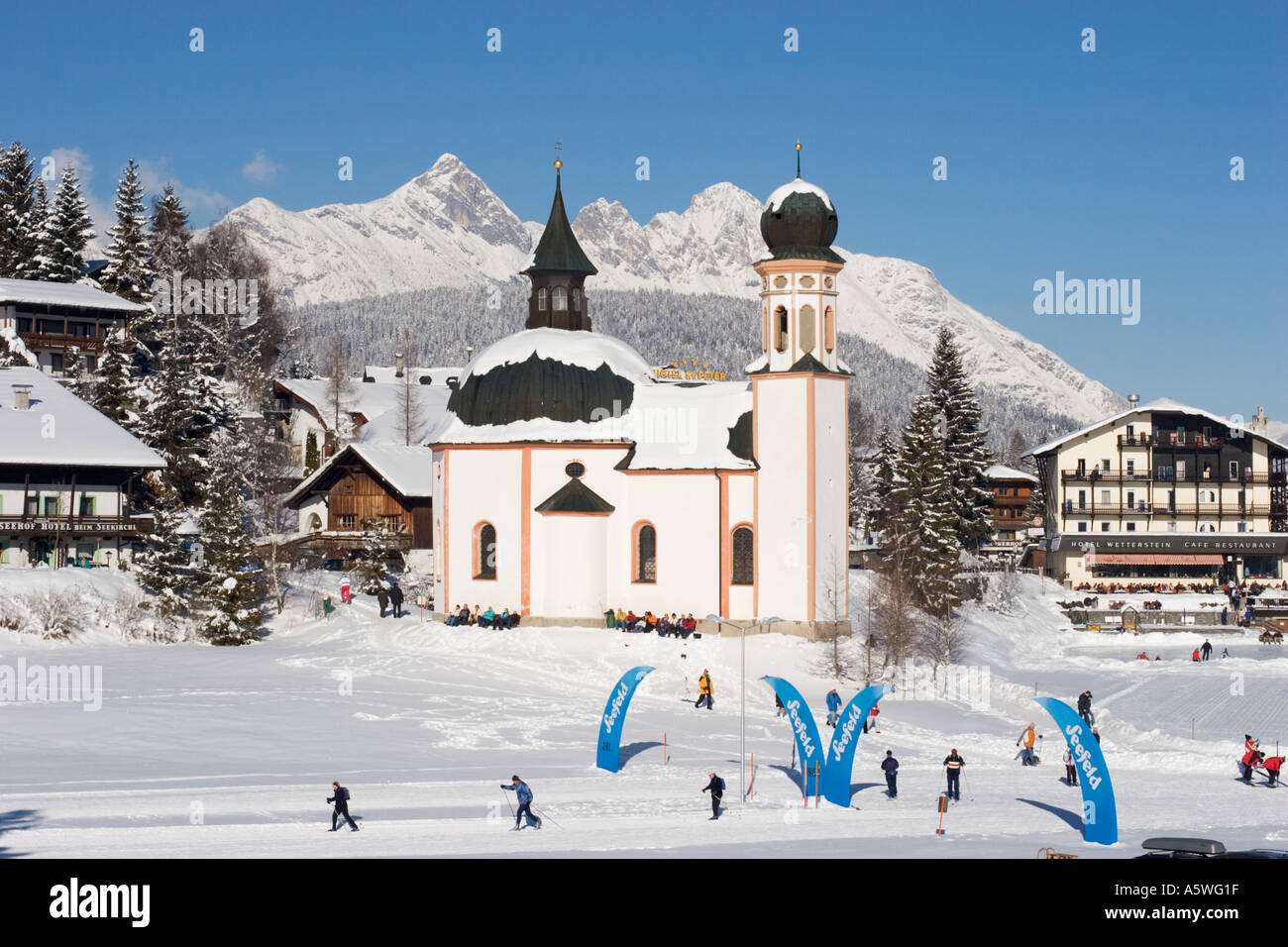 Seekirchl church seefeld austria hi-res stock photography and images ...