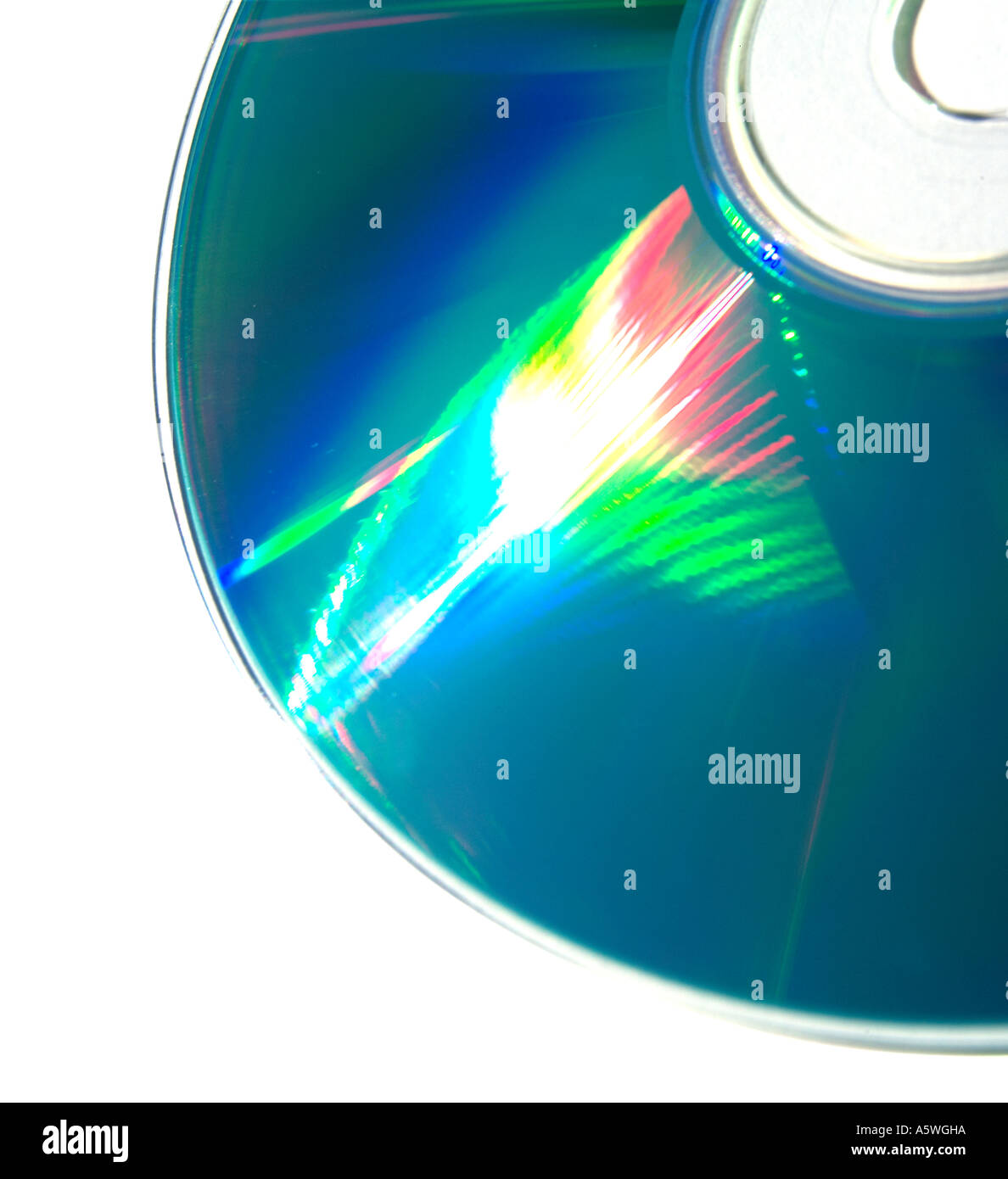 A CD with spectrum of light Stock Photo - Alamy