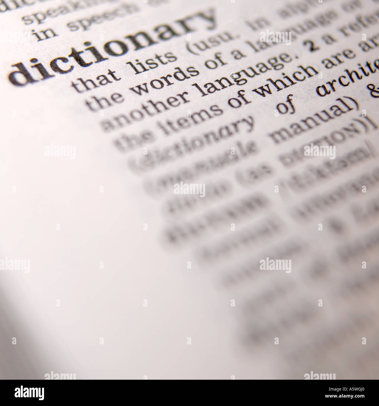 Collins dictionary hi-res stock photography and images - Alamy