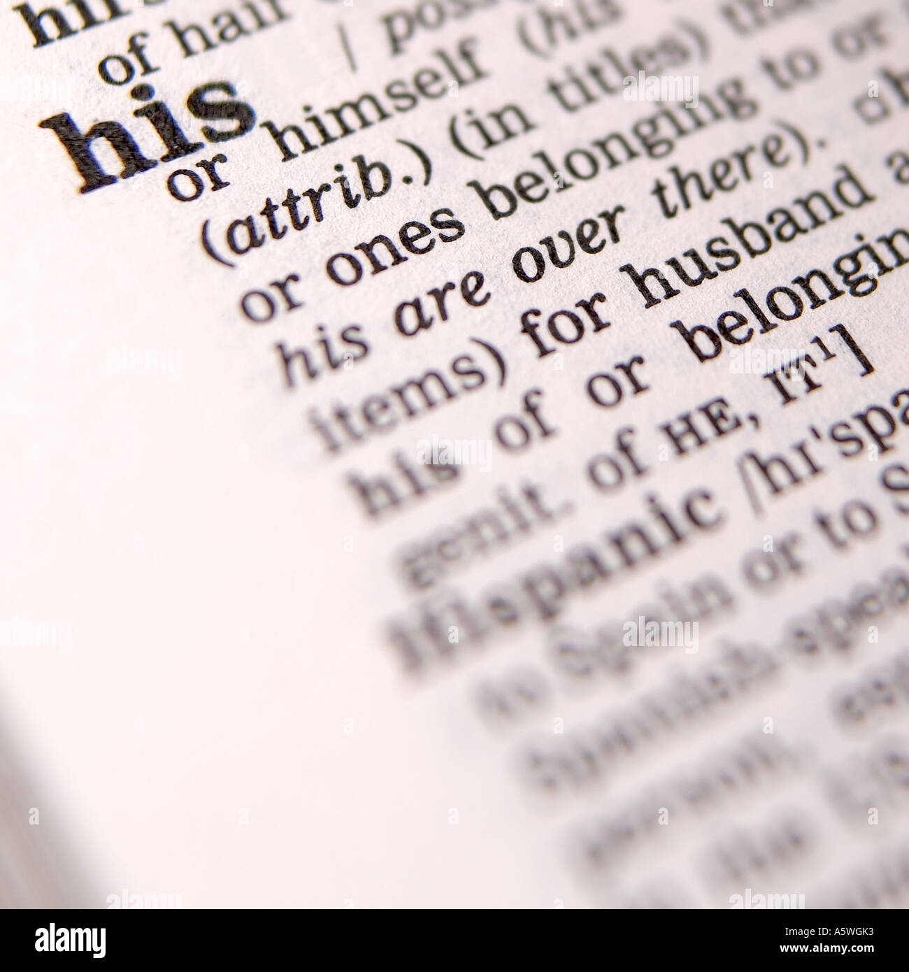 Look up description hi-res stock photography and images - Alamy