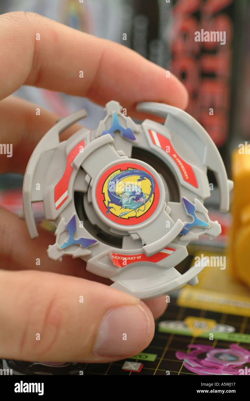 boys plays with beyblade Stock Photo - Alamy