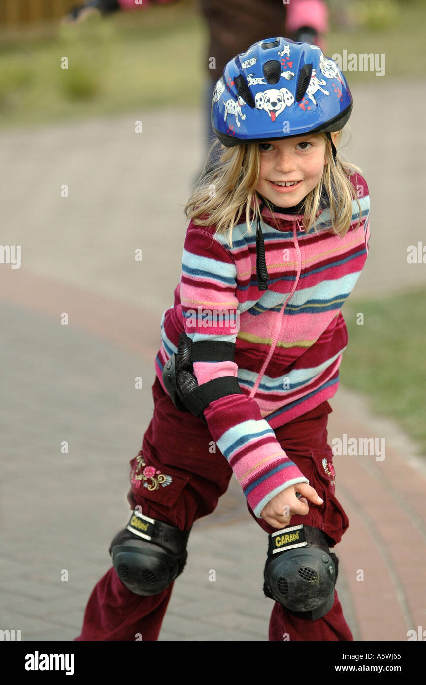 child with inline skates Stock Photo - Alamy