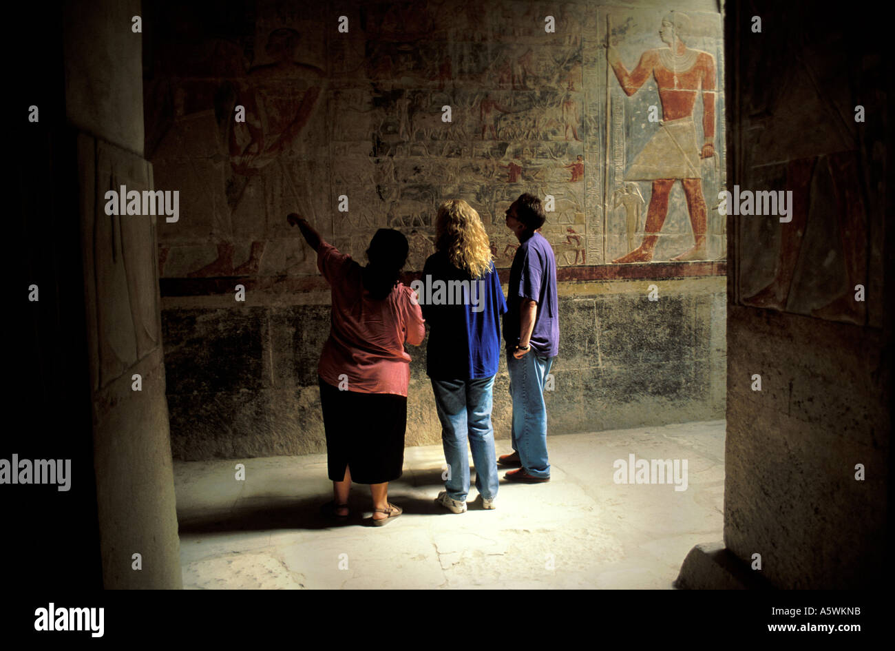 Cairo Giza bas reliefs Stock Photo - Alamy
