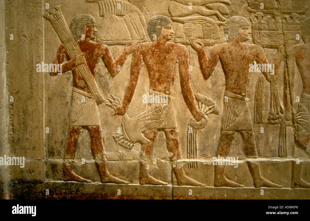 Cairo Giza bas reliefs Stock Photo - Alamy