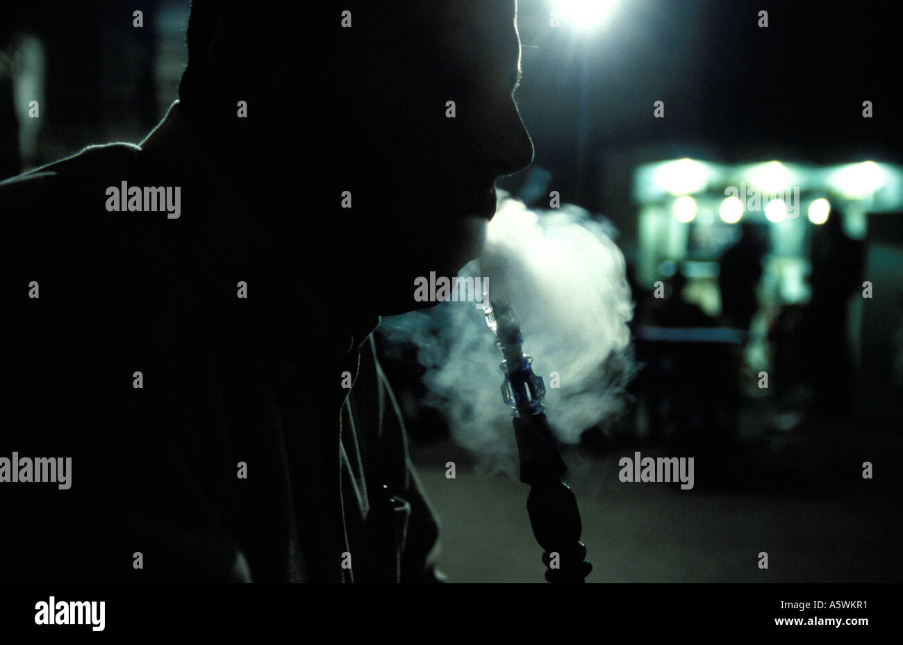 Cairo smoking waterpipe Stock Photo - Alamy