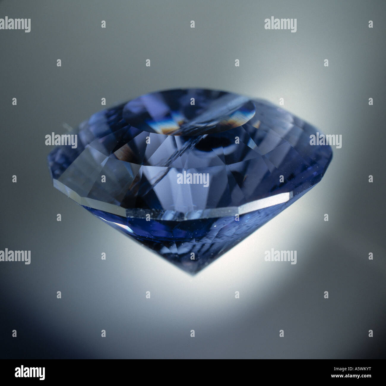 Cordierite variety Iolite Stock Photo - Alamy