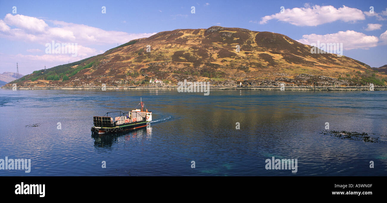 Skye Kylerhea to Glenelg ferry Stock Photo - Alamy
