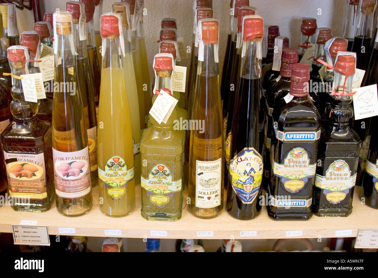 Alcoholic beverage from Majorca Stock Photo - Alamy