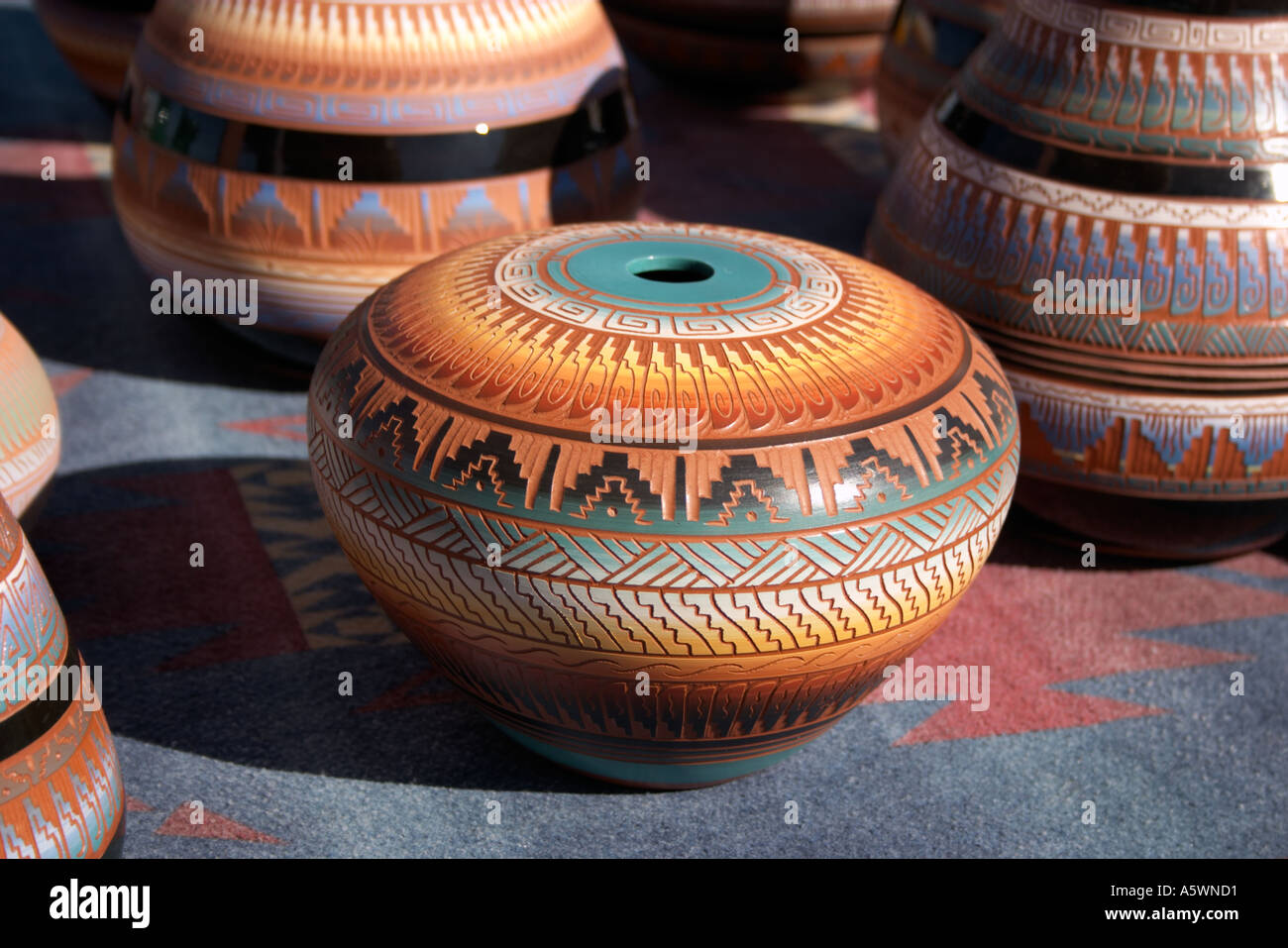 Havasupai indian pottery Stock Photo - Alamy