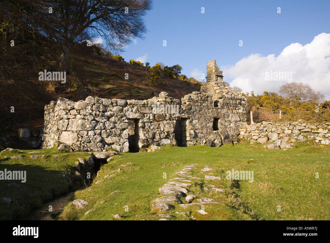 St Cybi's holy well Ffynnon Gybi. Llangybi Lleyn Peninsula Gwynedd ...