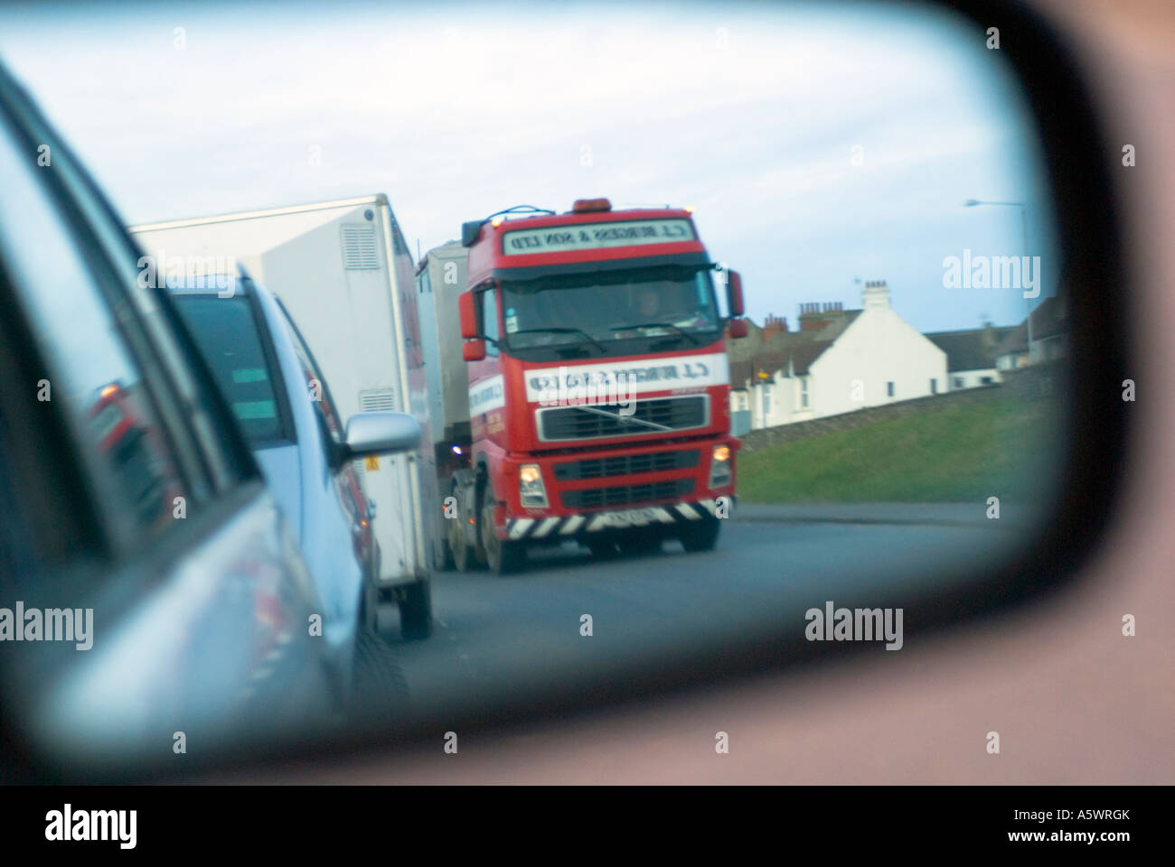 Red Lorry High Resolution Stock Photography and Images - Alamy